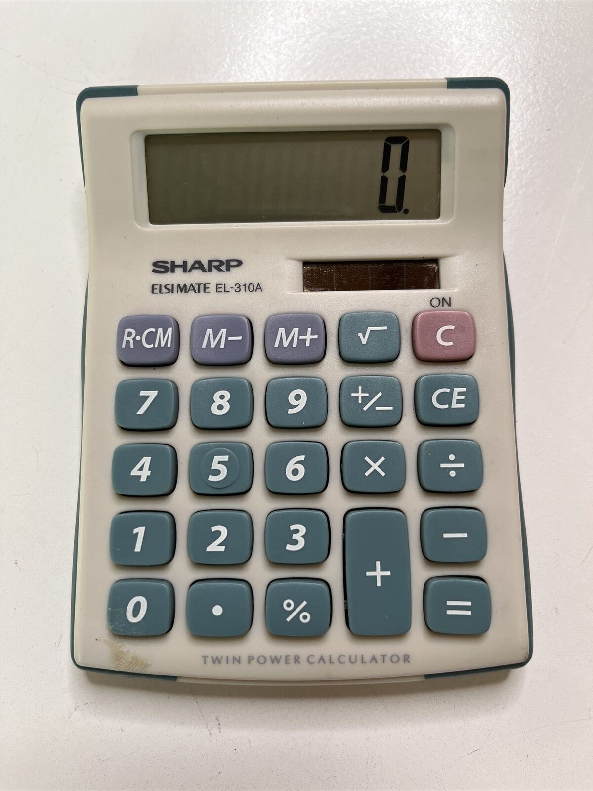 Sharp Elsimate EL-310A Calculator Solar Powered – Retro Unit