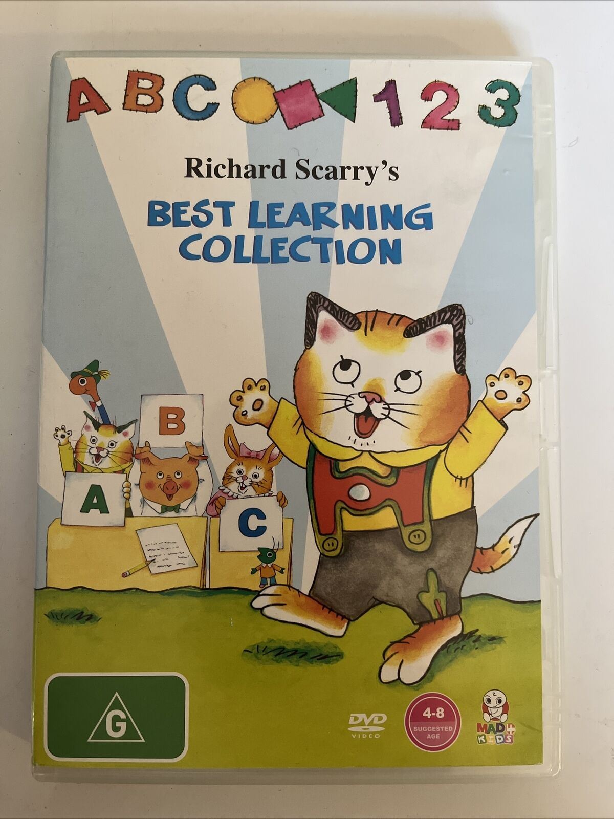 Richard Scarry - Best Learning Collection (DVD, 1990) Region 4 – Retro Unit