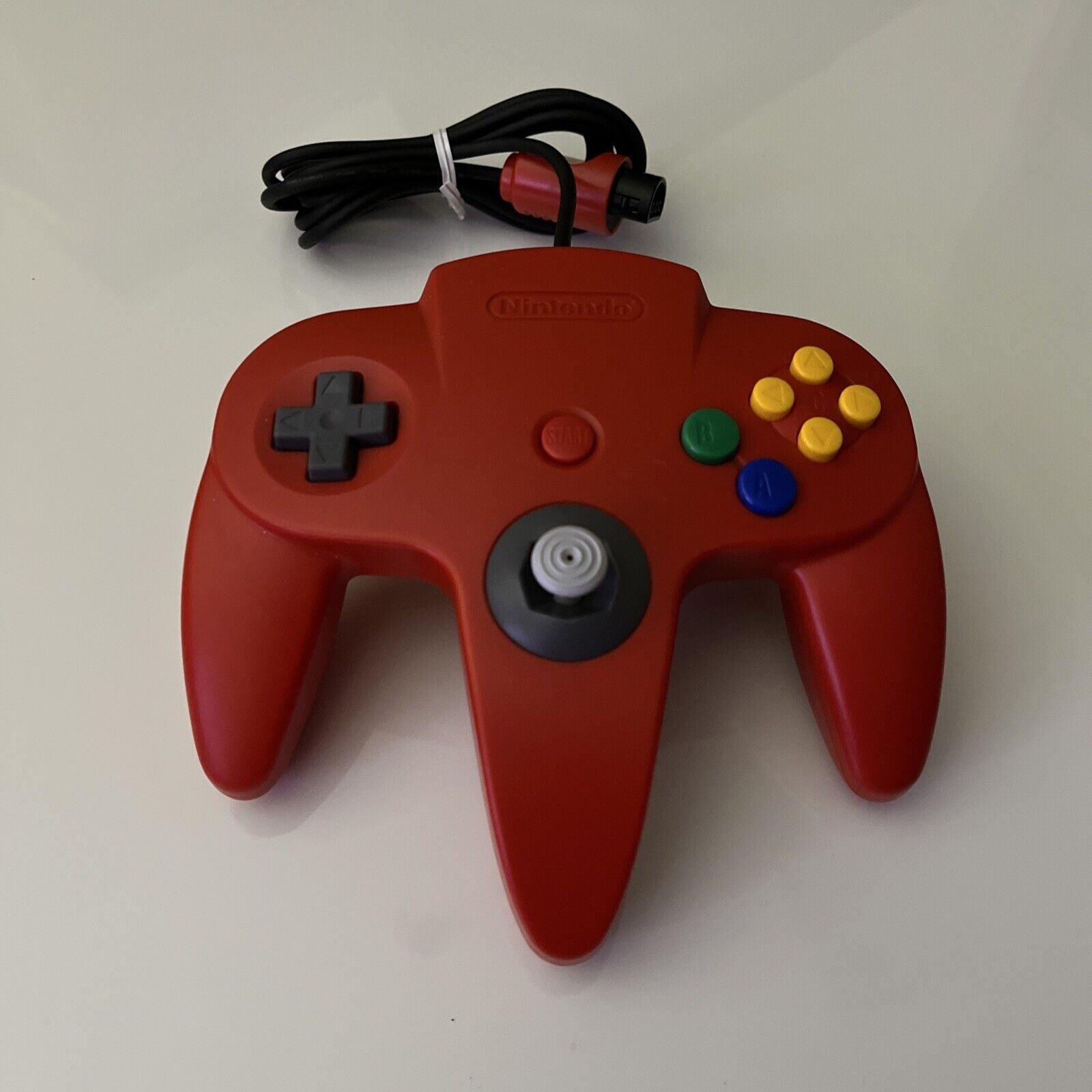 Official Nintendo 64 Controller Red N64 Genuine, Tested & Ex Working C ...