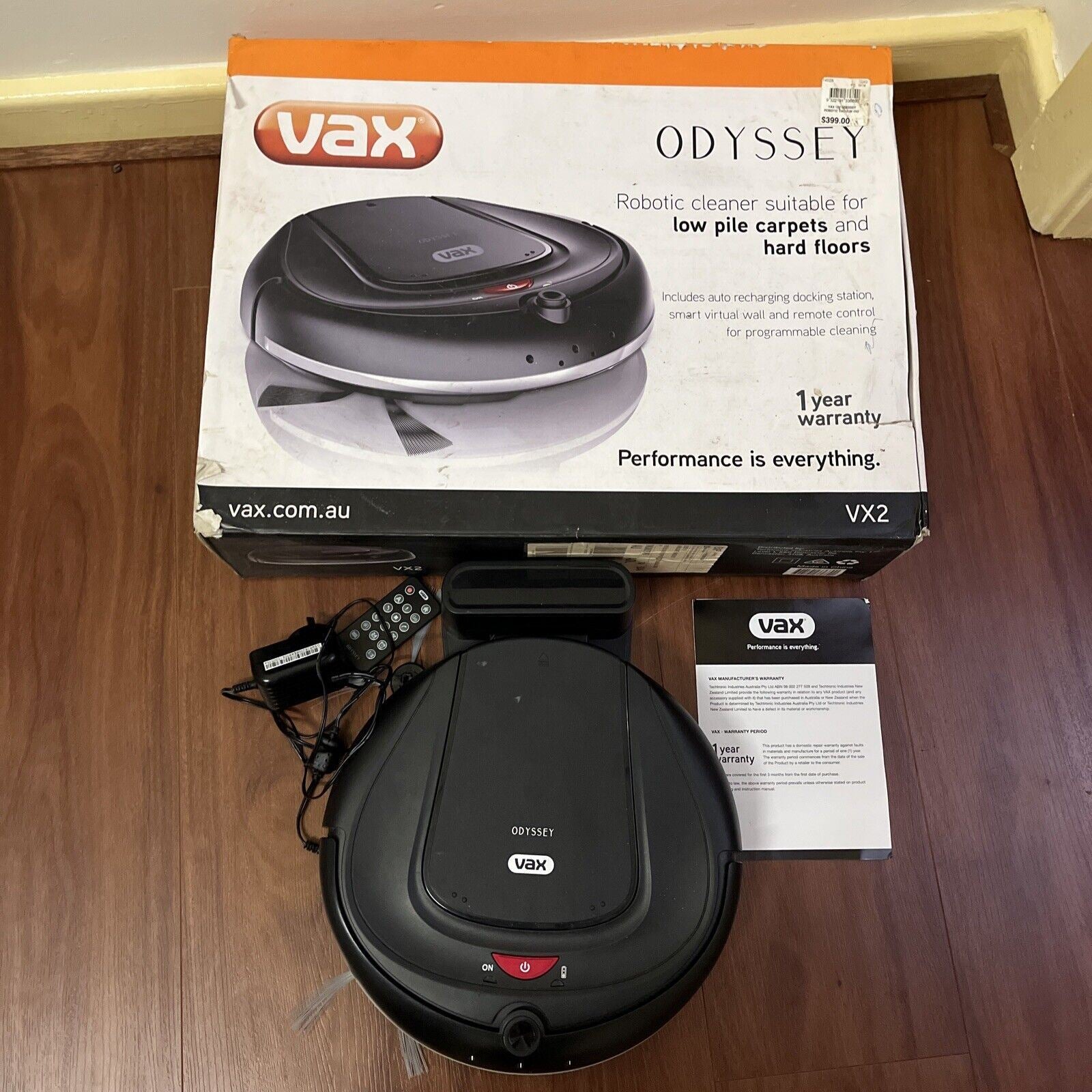 Vax Odyssey Robotic Cleaner VX2 Automatic Vacuum Machine – Retro Unit