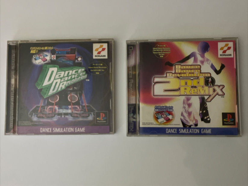 Dance Dance Revolution 1 & 2 Remix - Sony PlayStation PS1 NTSC-J JAPAN ...