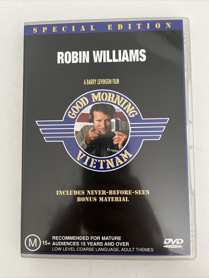 Good Morning Vietnam (DVD, 1987) Robin Williams, Forest Whitaker. Regi ...