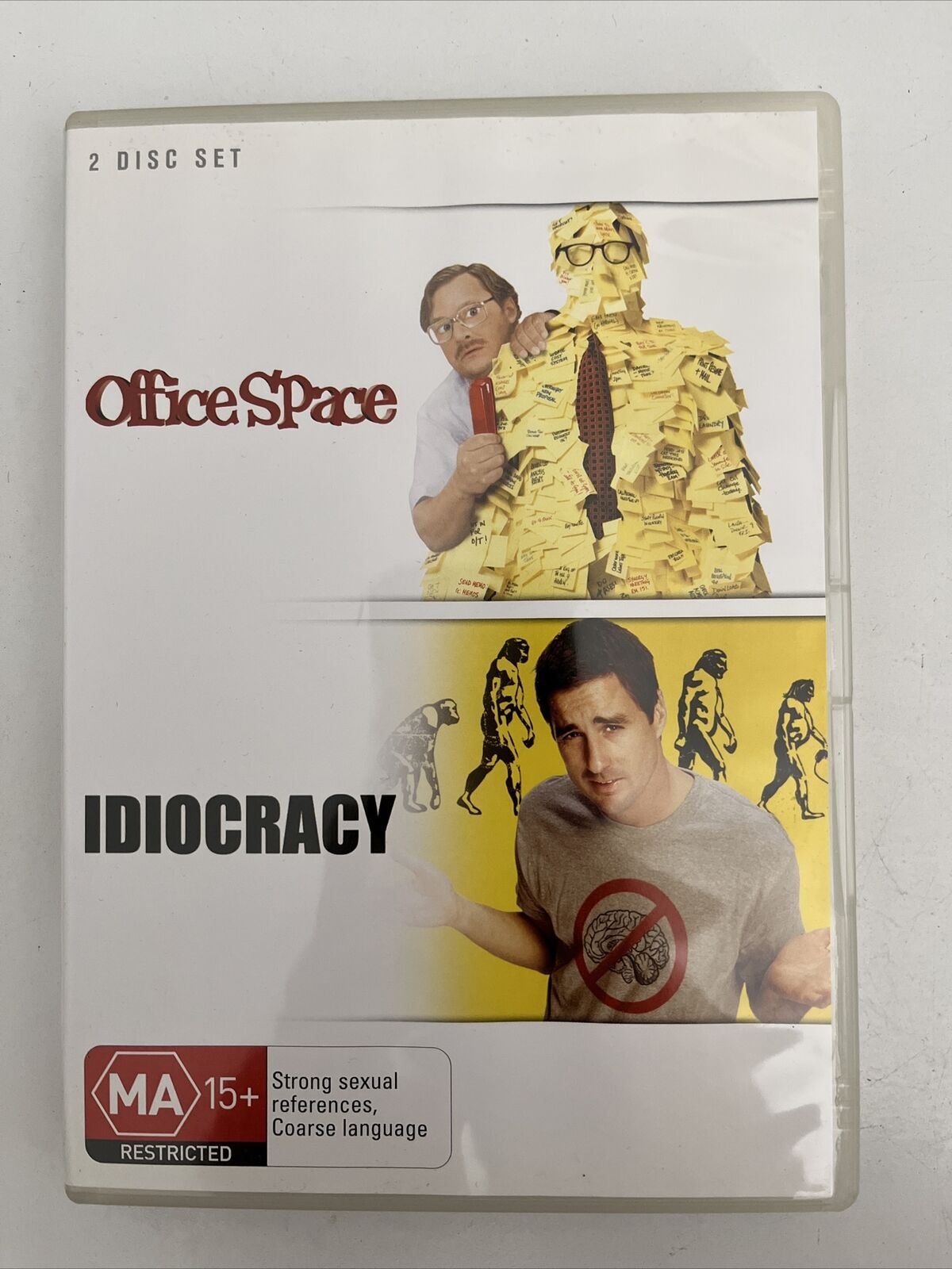 Office Space / Idiocracy (DVD, 1999) Mike Judge Comedy. Region 4 NEW ...
