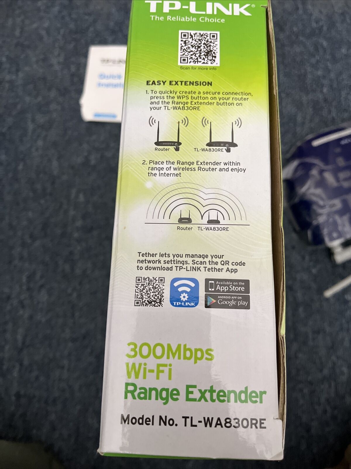 TP-Link 300 Mbps WiFi Range Extender TL-WA830RE – Retro Unit