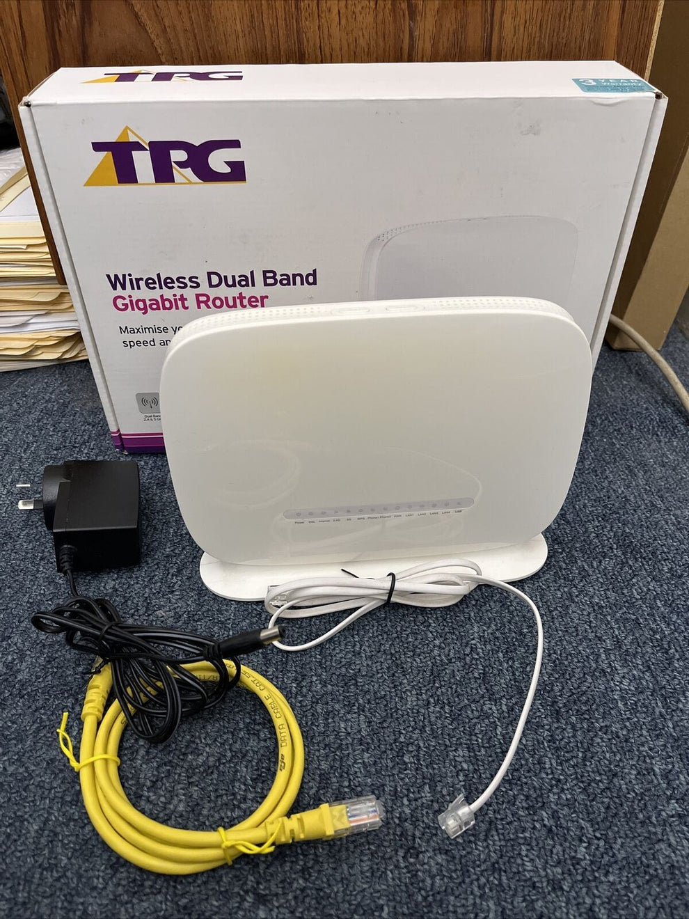 TP-LINK Archer VR1600V Wireless Dual Band Modem Router VoIP ADSL ...