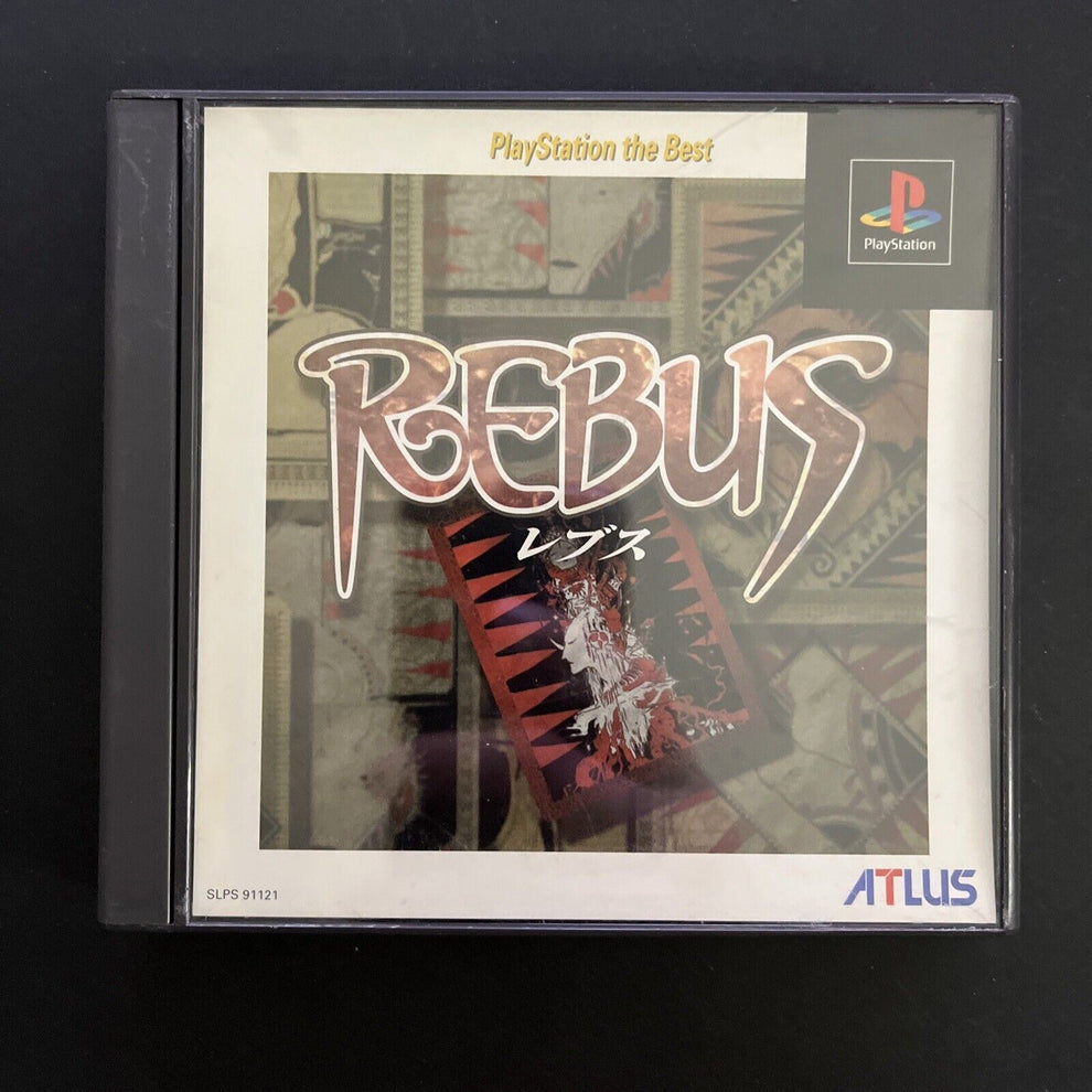 Rebus - Sony PlayStation PS1 NTSC-J JAPAN Atlus Tactical RPG 1998 Game ...