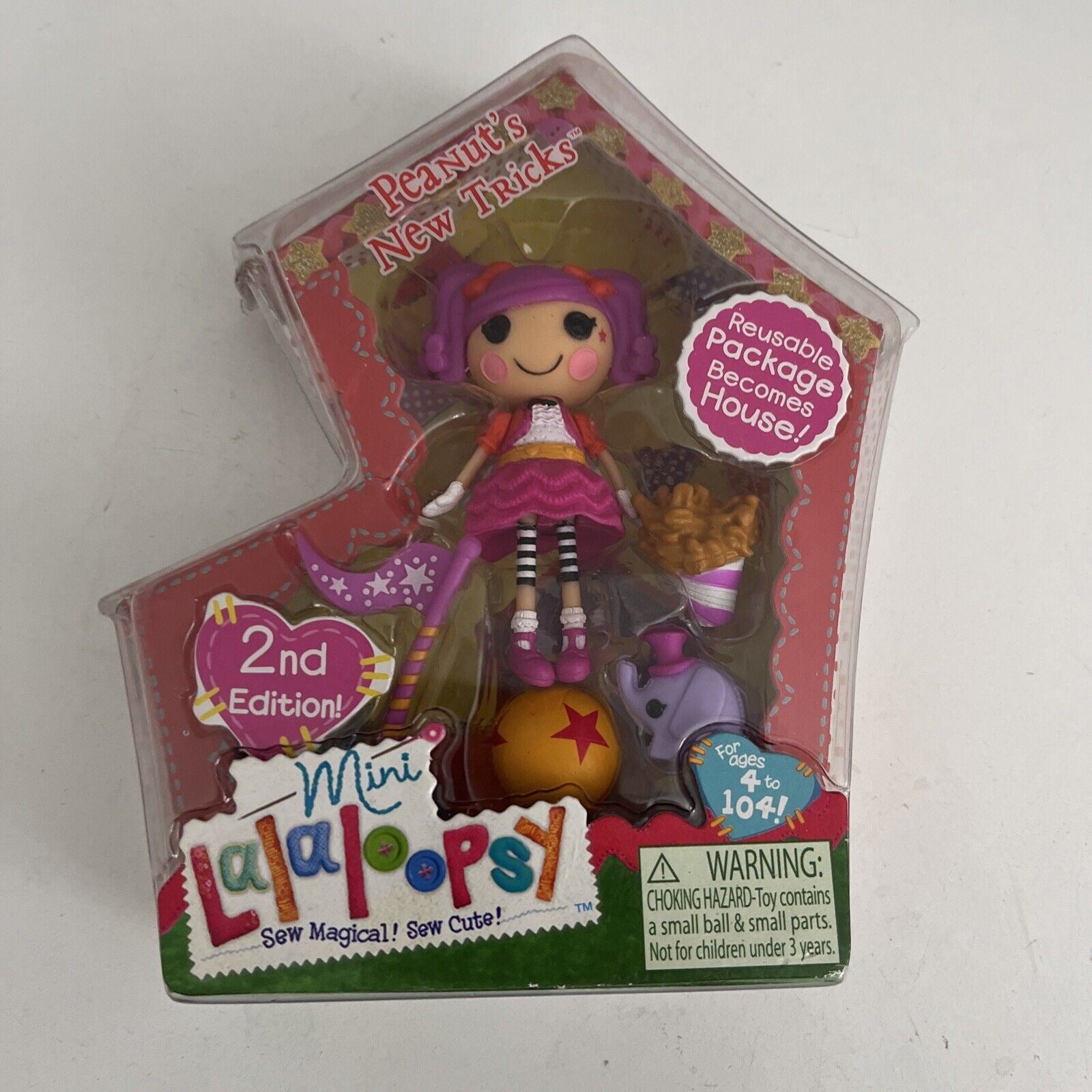 Mini Lalaloopsy Peanut's New Tricks Doll with Accessories – Retro Unit