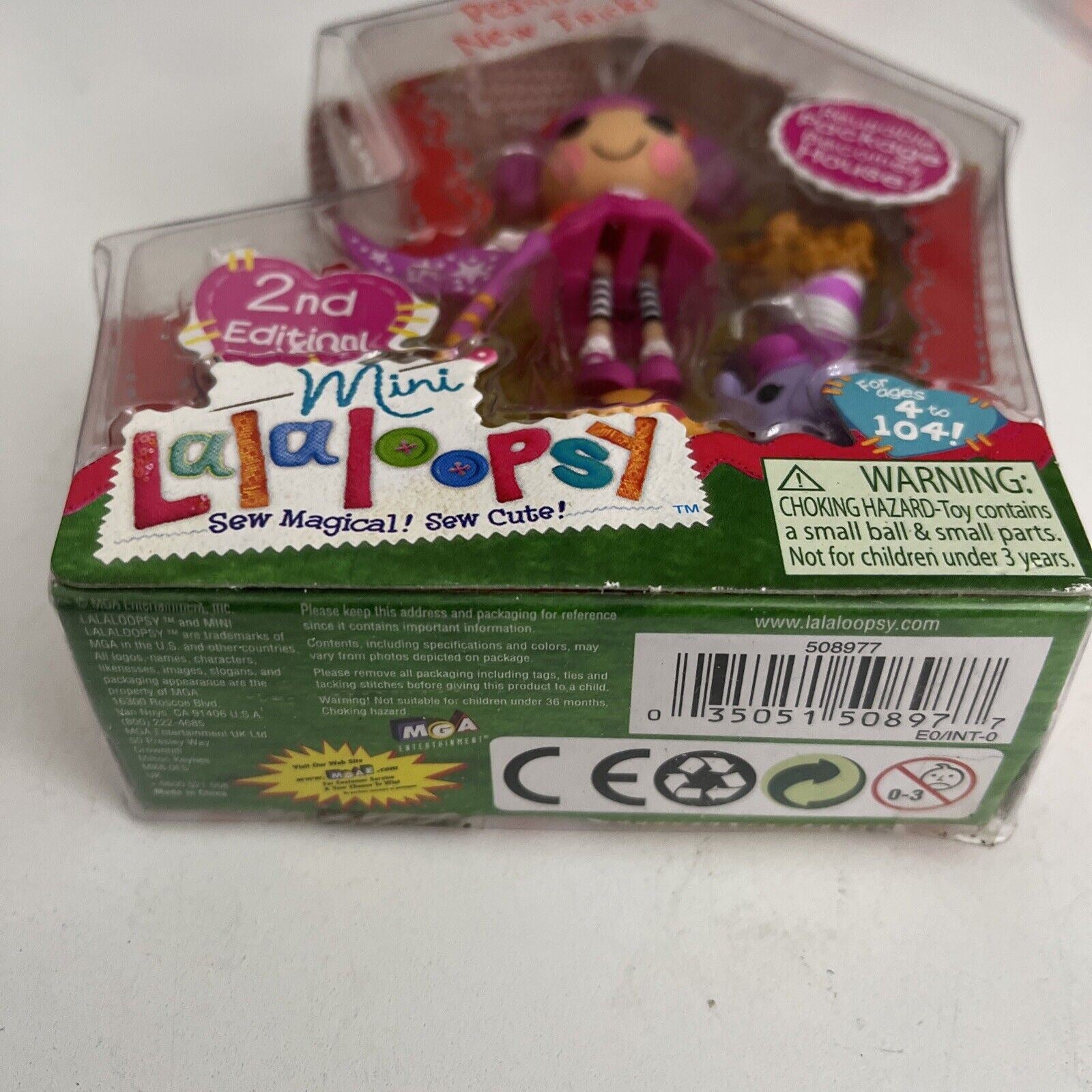 Mini Lalaloopsy Peanut's New Tricks Doll with Accessories – Retro Unit