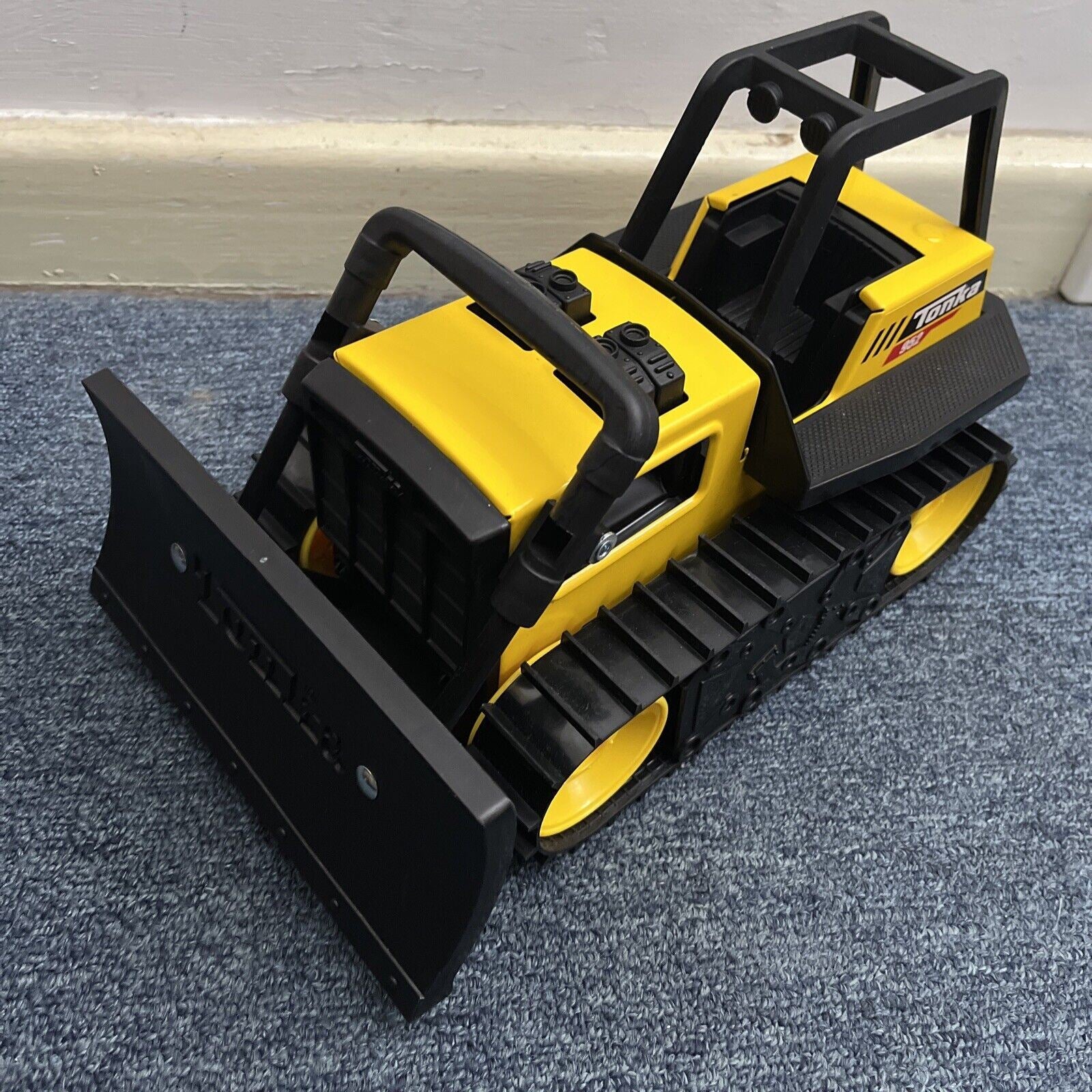 Tonka Tough Steel Yellow Bulldozer, Steel Classics, 952, 3+ Years M-74 ...