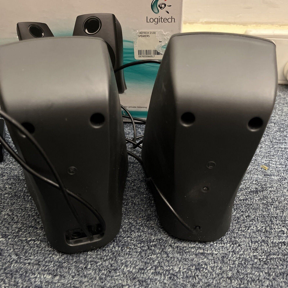 Logitech Z130 Stereo Speakers 3.5mm Multimedia Speaker – Retro Unit