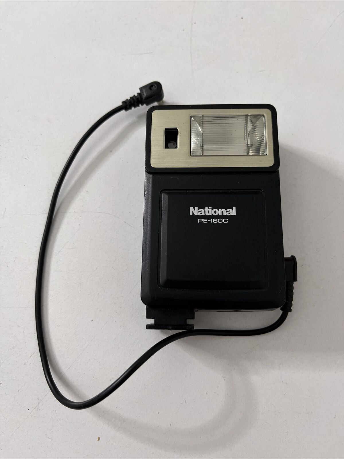 National PE-160C Camera Flash Untested *For parts or repair – Retro Unit