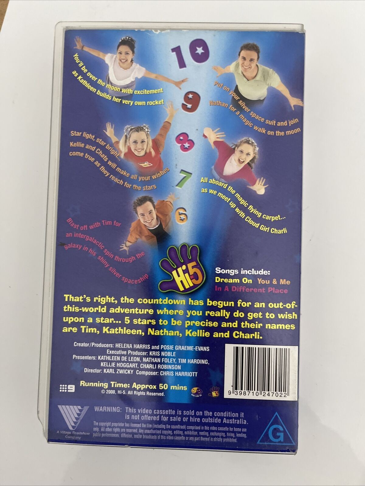 4x Hi-5 Hi5 Star Dreaming, Animal Adventures, Move Body, Summer Rainbo ...