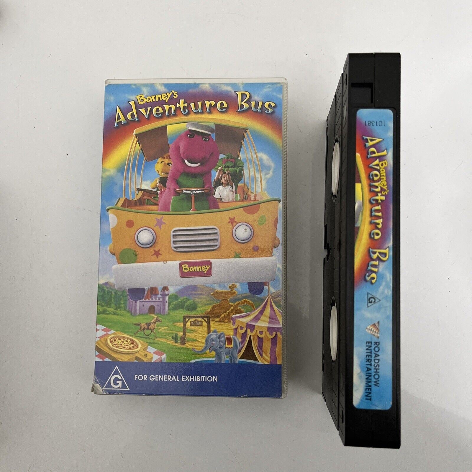 Barney's Adventure Bus VHS 1998 PAL Rated G – Retro Unit