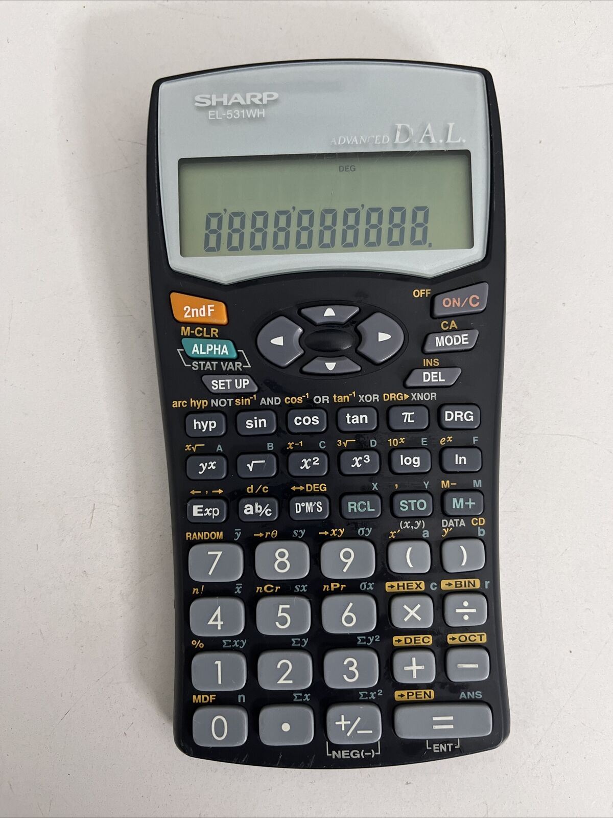 Sharp EL-531WH Calculator – Retro Unit