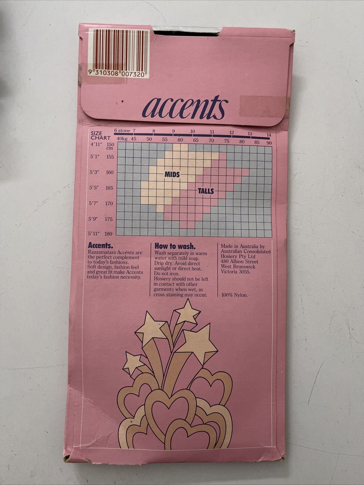 Vintage Razza Matazz Accents Pantyhose Spots Black Mids NEW – Retro Unit