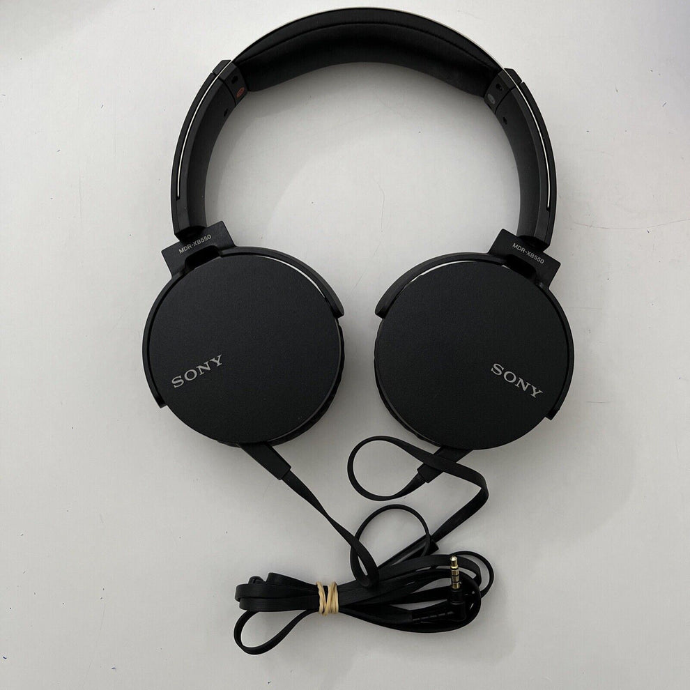 Sony MDR-XB550 Headphones Extra Bass Noise Dampening 3.5mm Built-in Mi ...