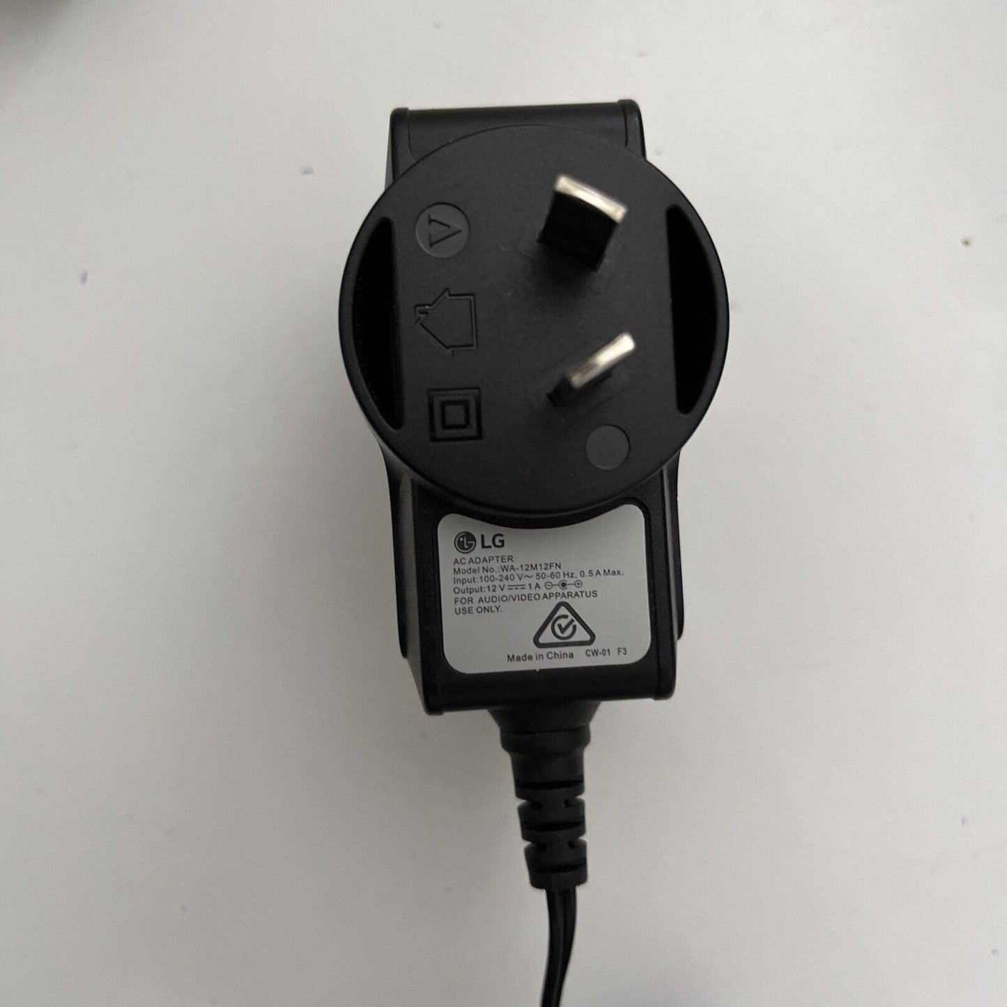 Genuine LG AC Adapter WA-12M12FN 12V 1A Power Suppy – Retro Unit