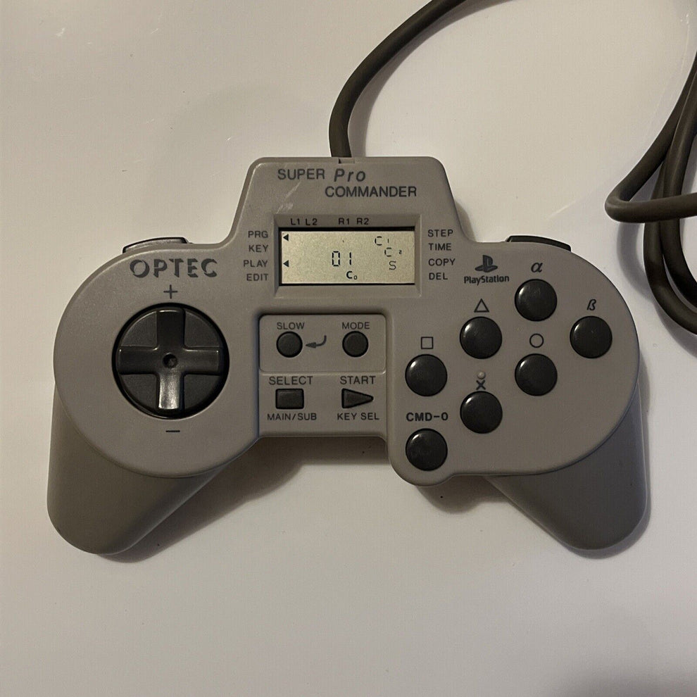 OPTEC Super Pro Commander PlayStation - Programmable PS1 PS2 Controlle ...
