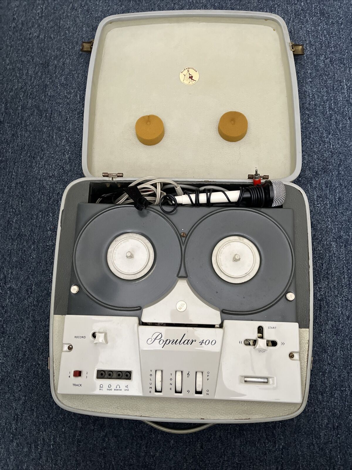 Vintage Elizabethan Popular 400 Reel to Reel Tape Player Retro – Retro Unit