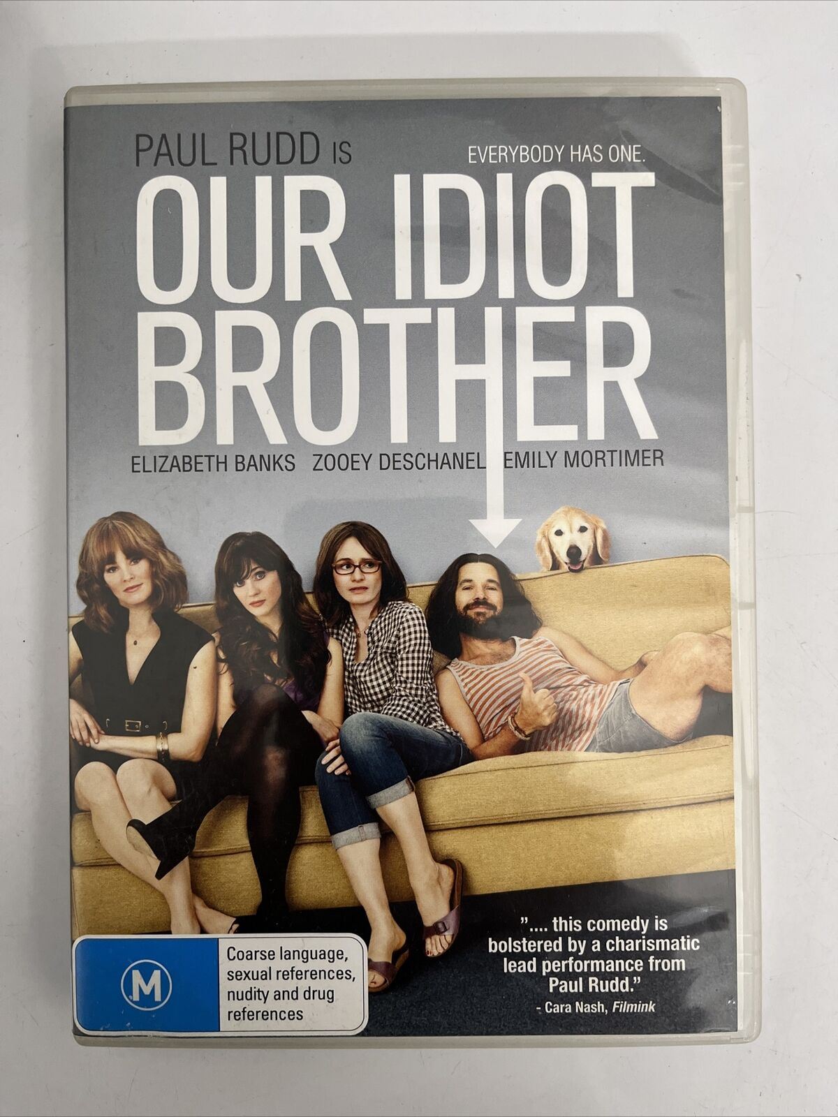 Our Idiot Brother (DVD,2011) Paul Rudd, Nick Sullivan, Francesca Papal ...