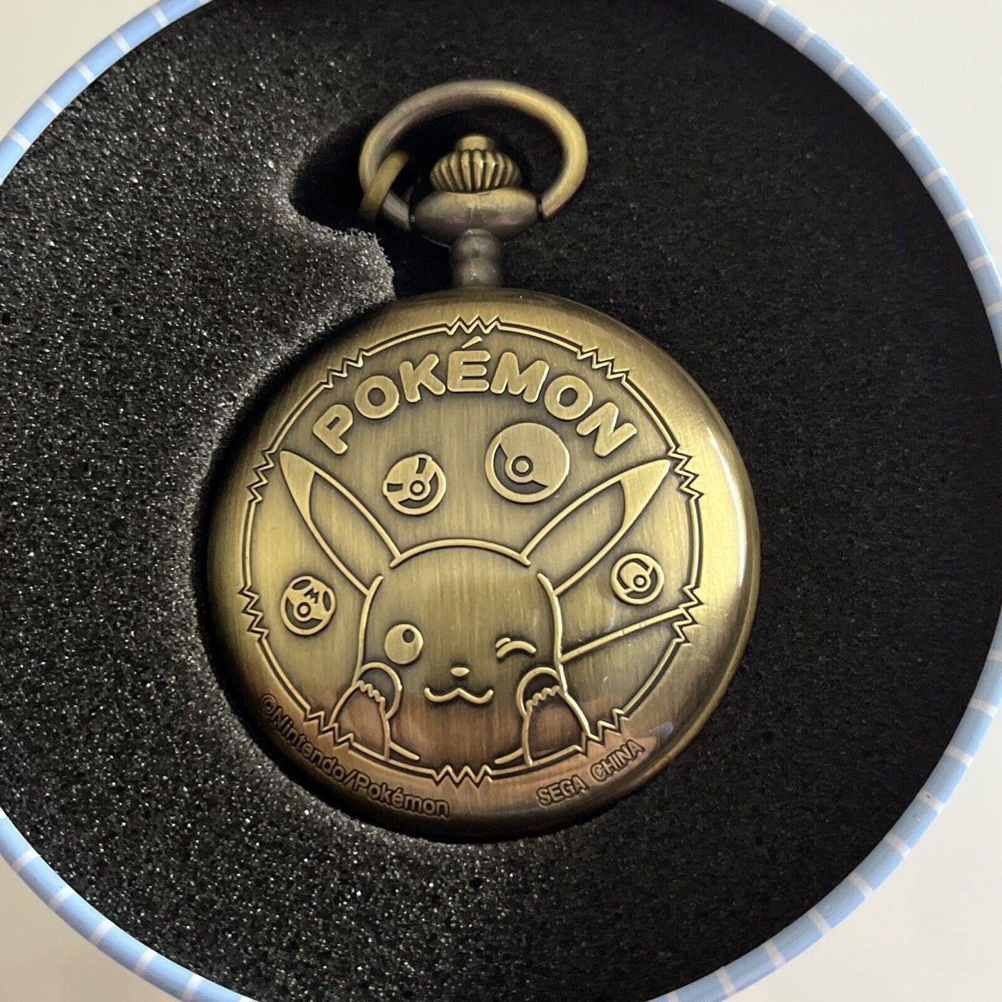NEW Genuine Official Pokemon Pocket Watch Pikachu – Retro Unit