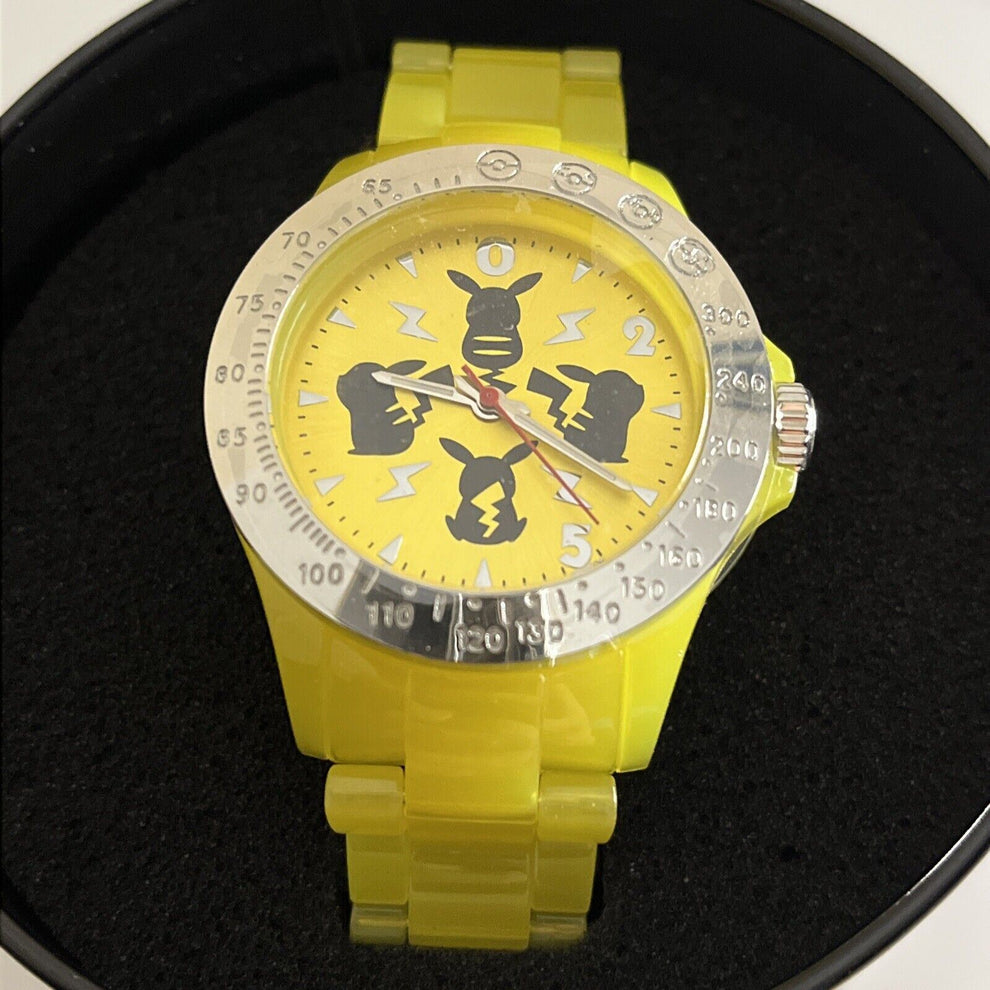 NEW Genuine Official Pokemon Pikachu Yellow Band Watch – Retro Unit