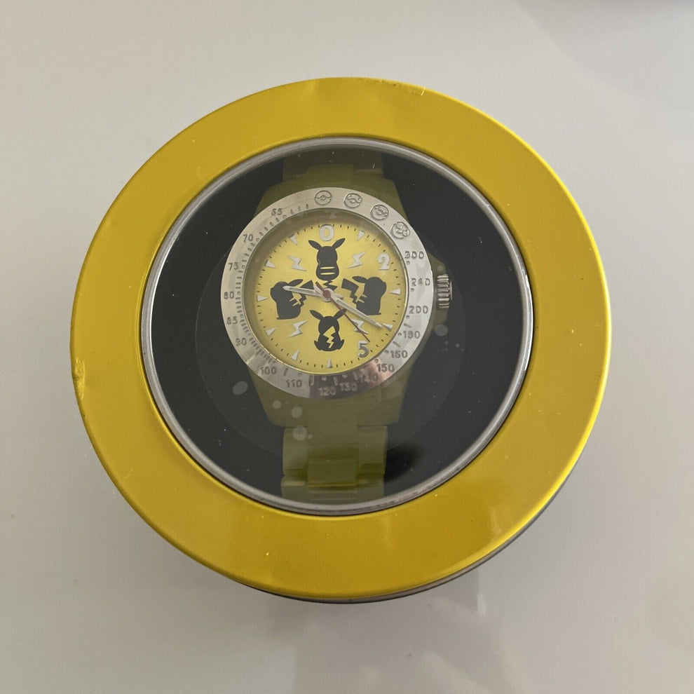 NEW Genuine Official Pokemon Pikachu Yellow Band Watch – Retro Unit