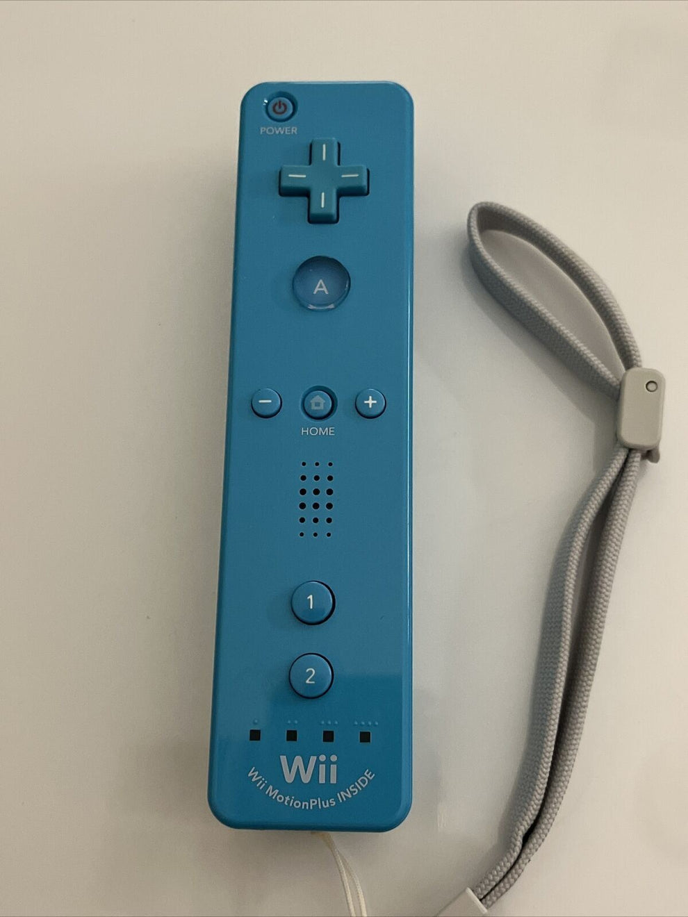 Genuine Official Nintendo Wii Remote Motion Plus Controller Light Blue ...