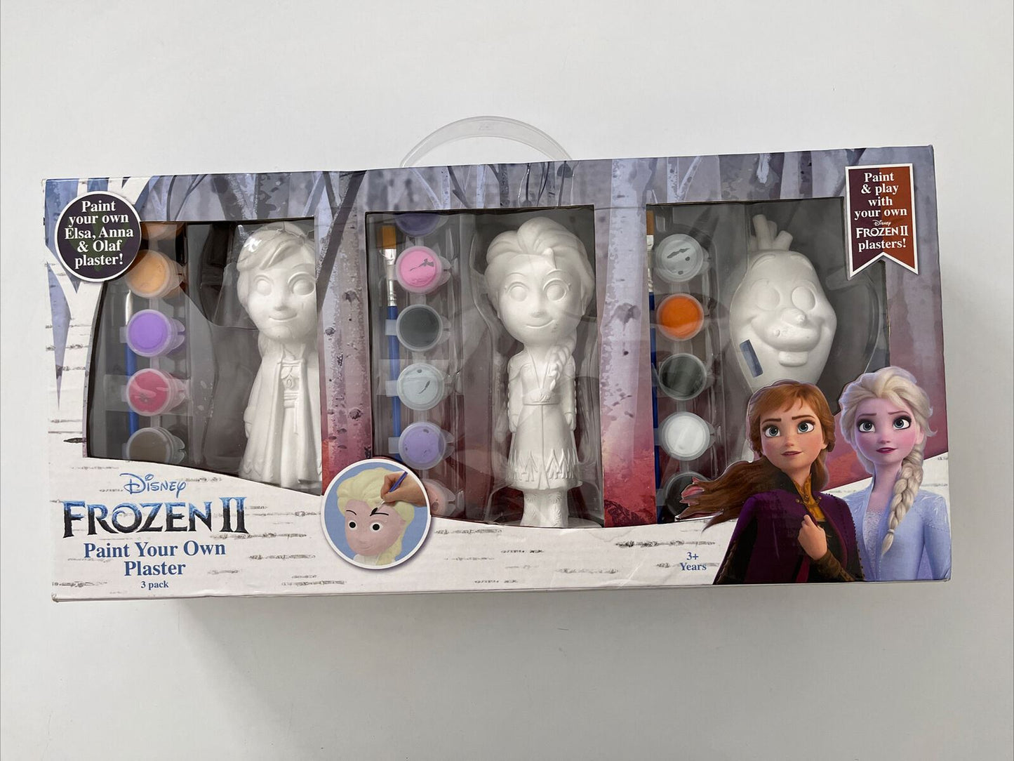 NEW Disney Frozen II Paint Your Own Plaster Elsa Anna & Olaf – Retro Unit