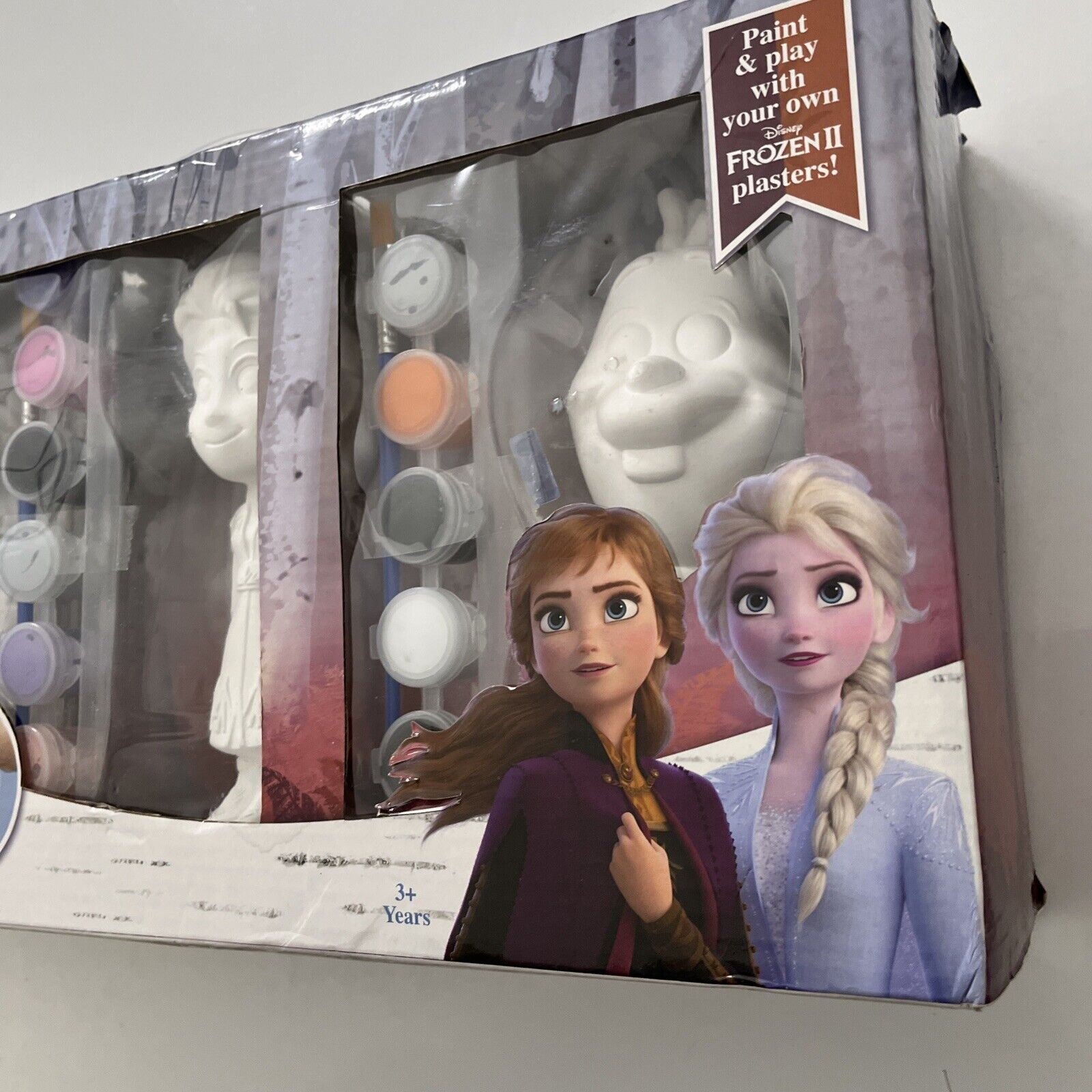 NEW Disney Frozen II Paint Your Own Plaster Elsa Anna & Olaf – Retro Unit