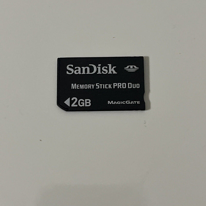 SanDisk Memory Stick Pro Duo 2 GB MagicGate for Sony PSP Cybershot Cam ...
