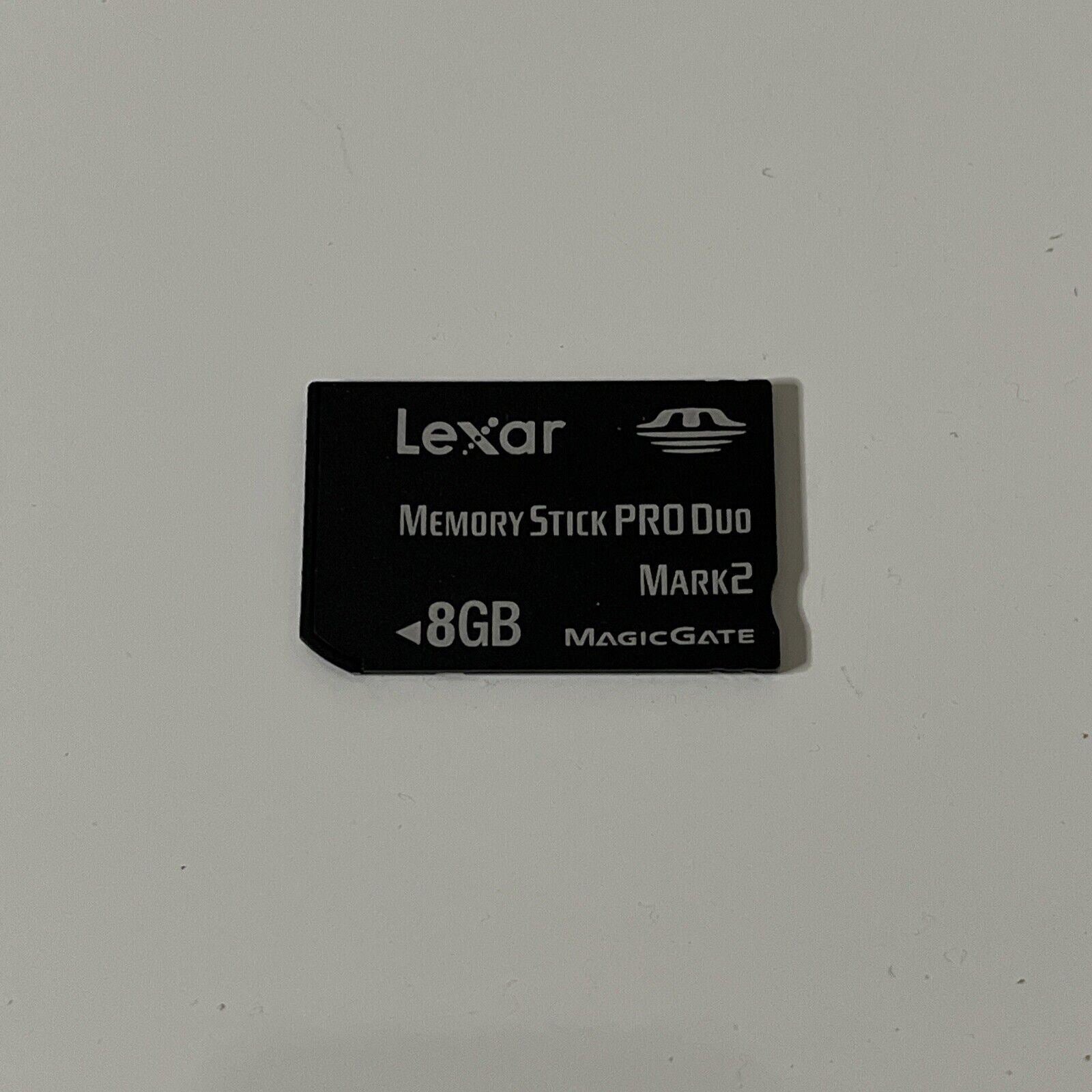 Lexar 8GB Memory Stick Pro Duo for Sony PSP Memory Card Camera Memory ...