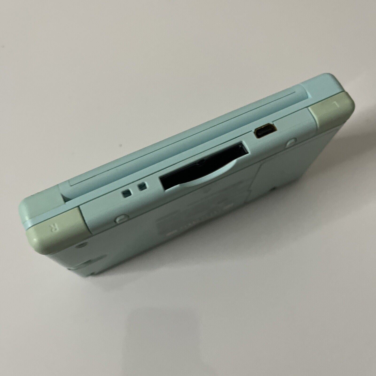 Nintendo DS Lite Teal Blue Handheld Console with USB Charger – Retro Unit