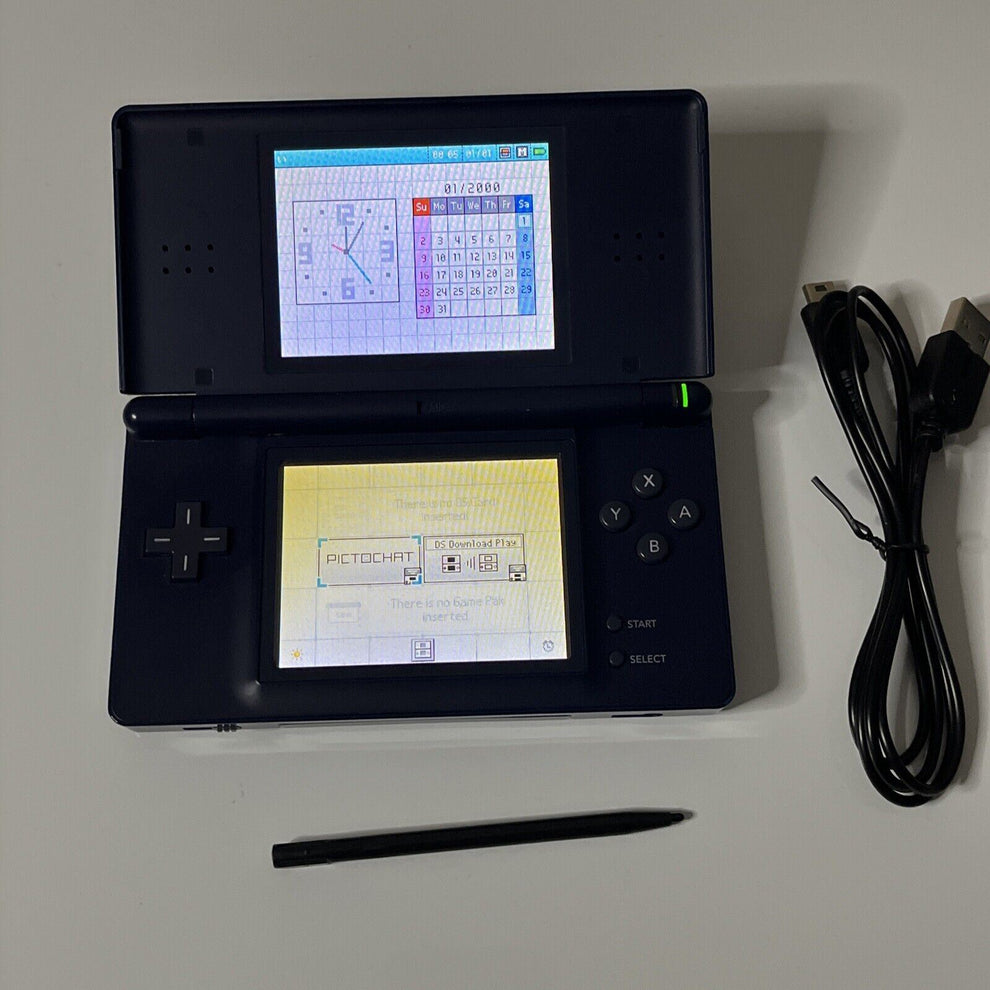 Nintendo DS Lite Cobalt Black Handheld System – Retro Unit
