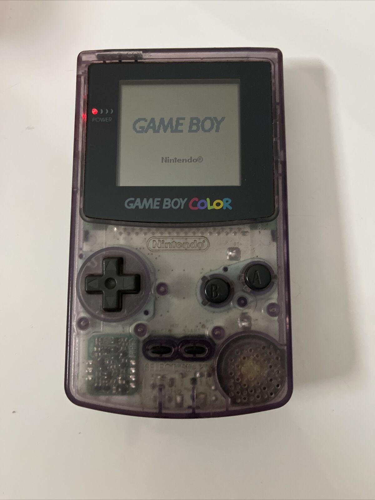 Nintendo Gameboy Color Transparent Purple Made in Japan Version – Retro ...
