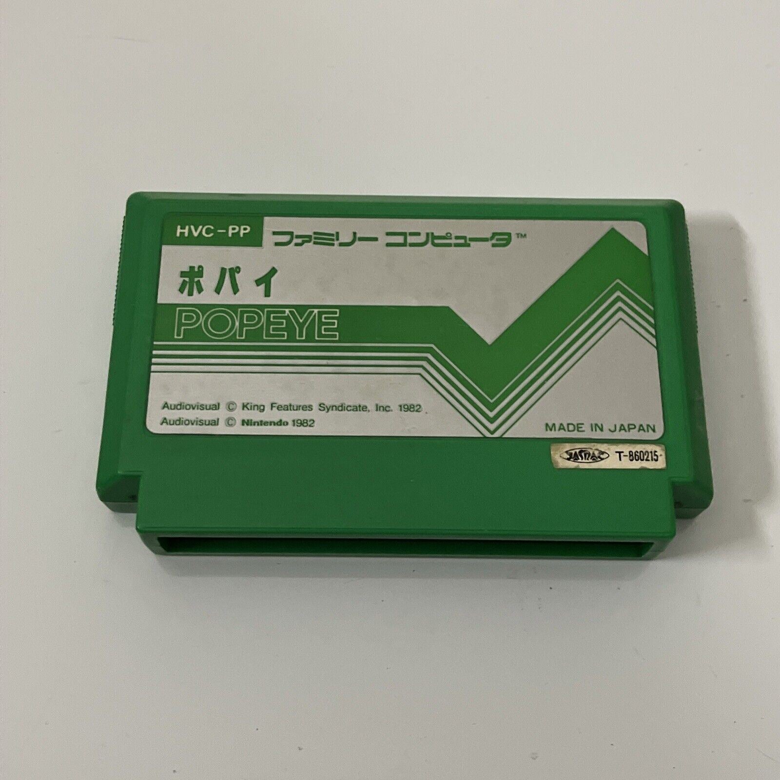 Popeye - Nintendo Famicom NES NTSC-J JAPAN 1982 Game – Retro Unit