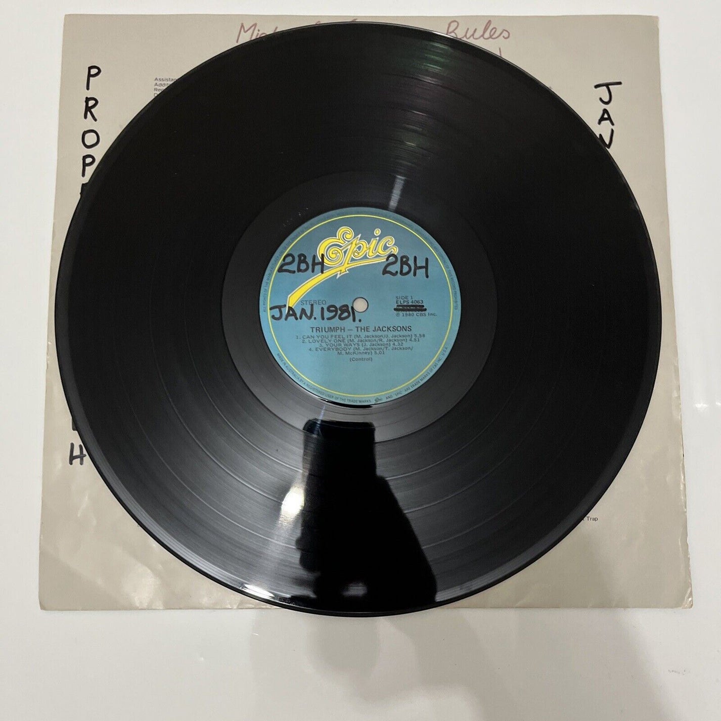 The Jacksons – Triumph 1980 Vinyl Record LP – Retro Unit