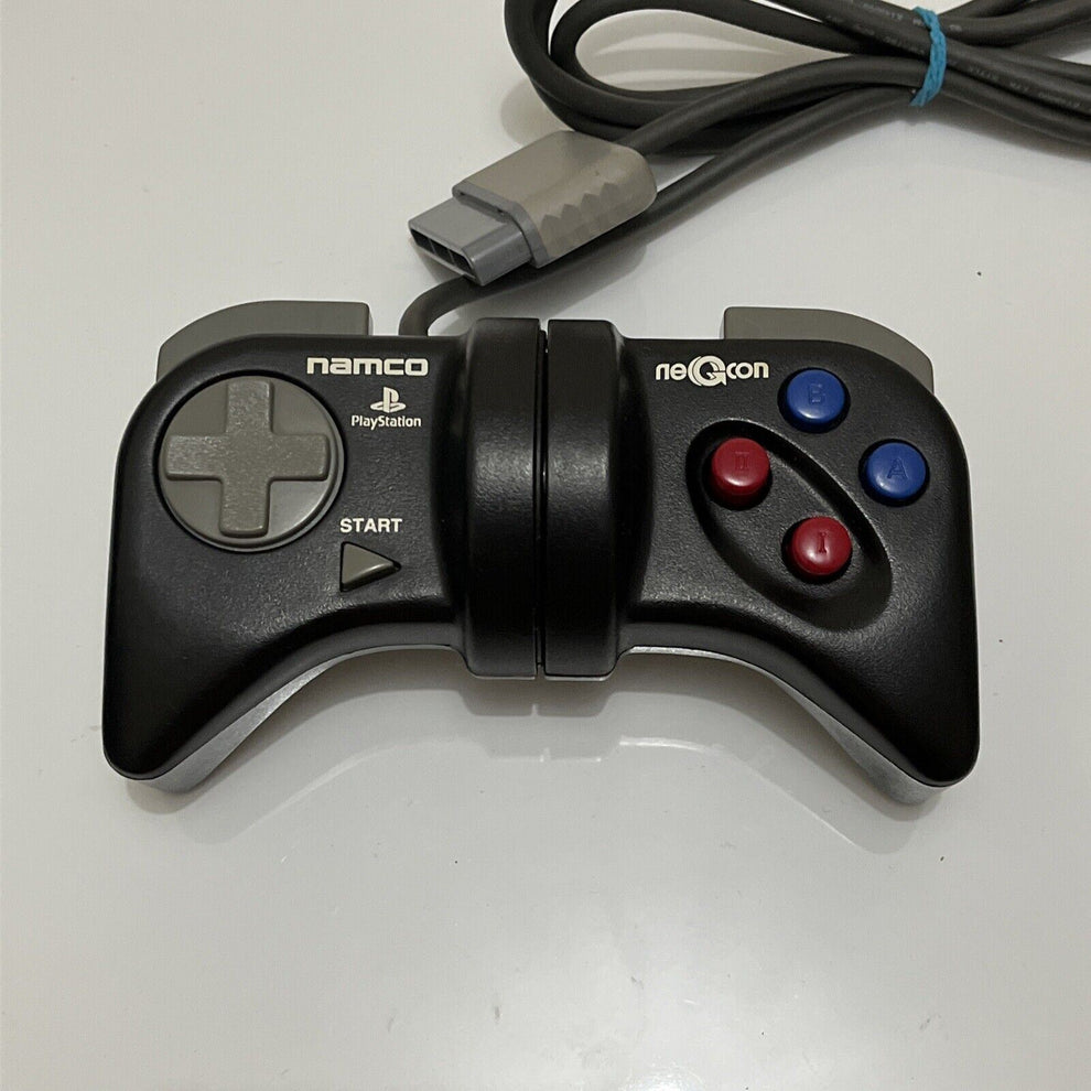 Sony Playstation 1 PS1 NAMCO Negcon Controller Black – Retro Unit