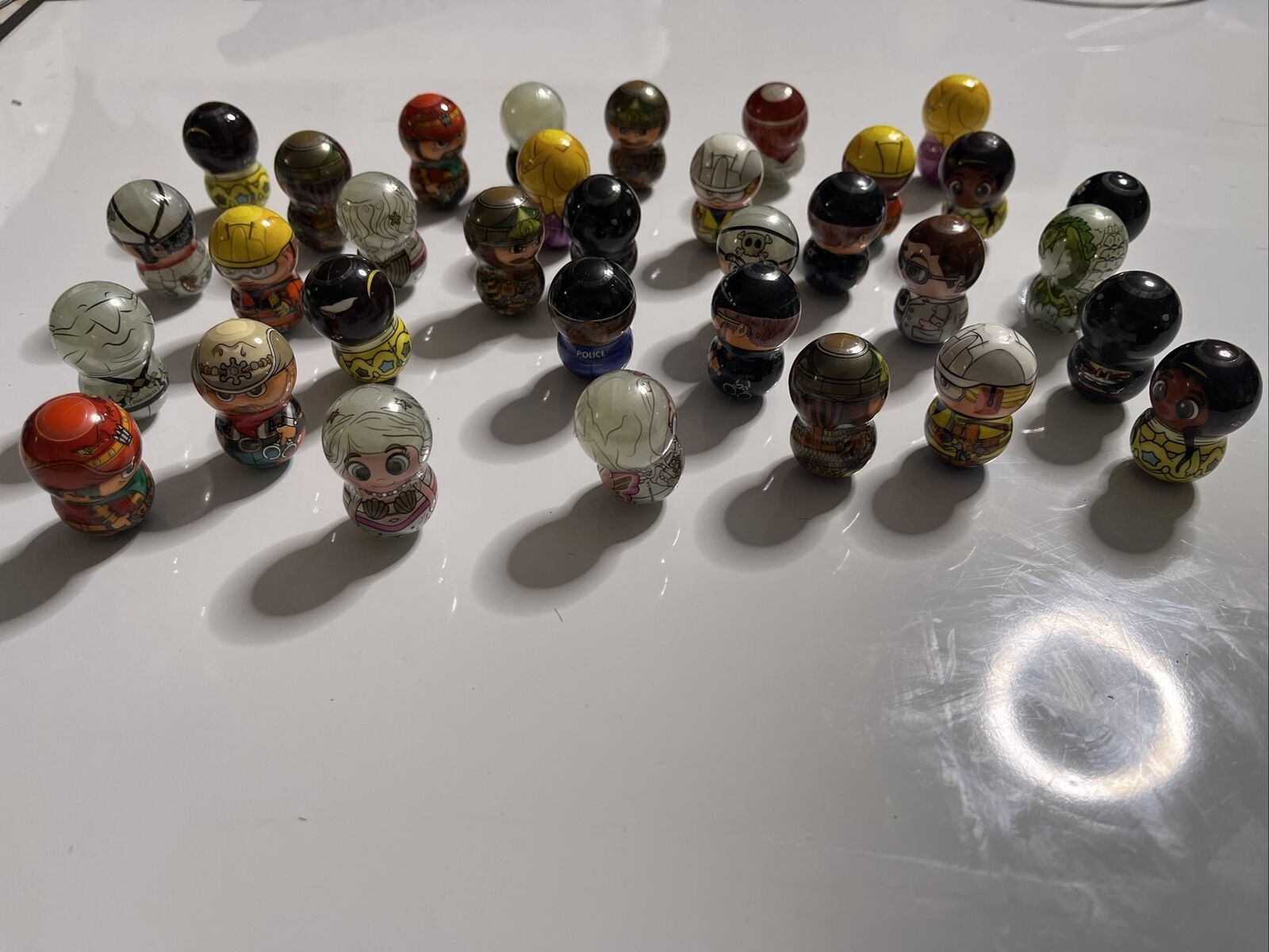 33x Drakes Foodland Flipperz Mini Collectables Toy Figurines – Retro Unit