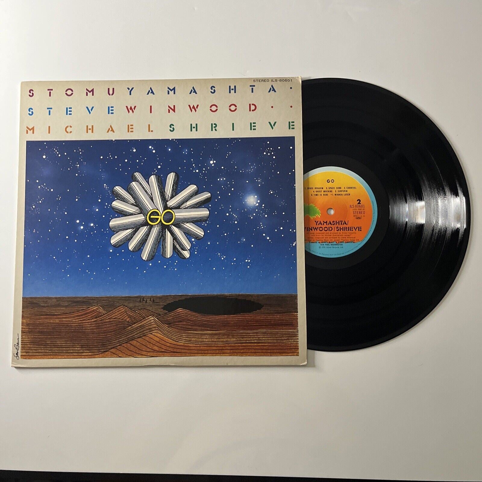 Stomu Yamashta / Steve Winwood / Michael Shrieve – Go 1976 LP Vinyl Re ...
