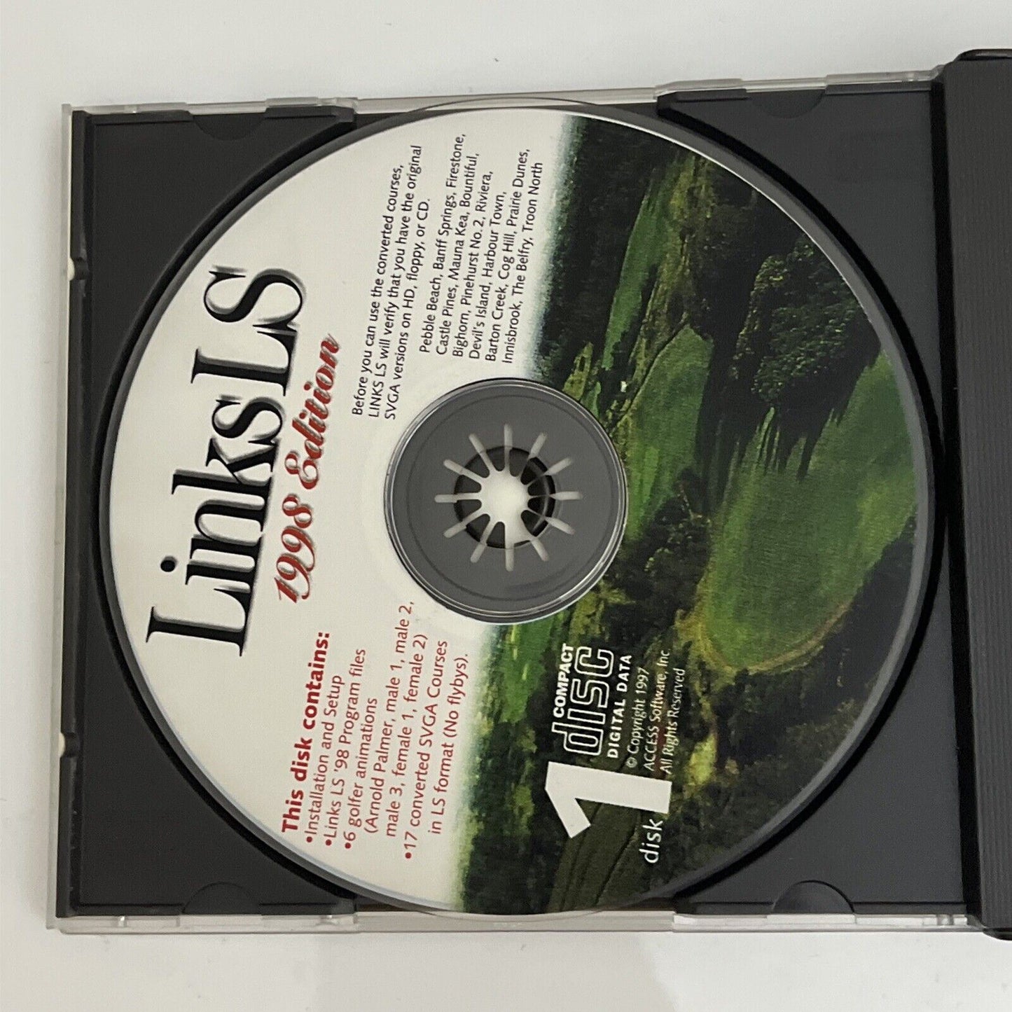 Links LS 1998 Edition - PC Golf Windows 95 Game – Retro Unit