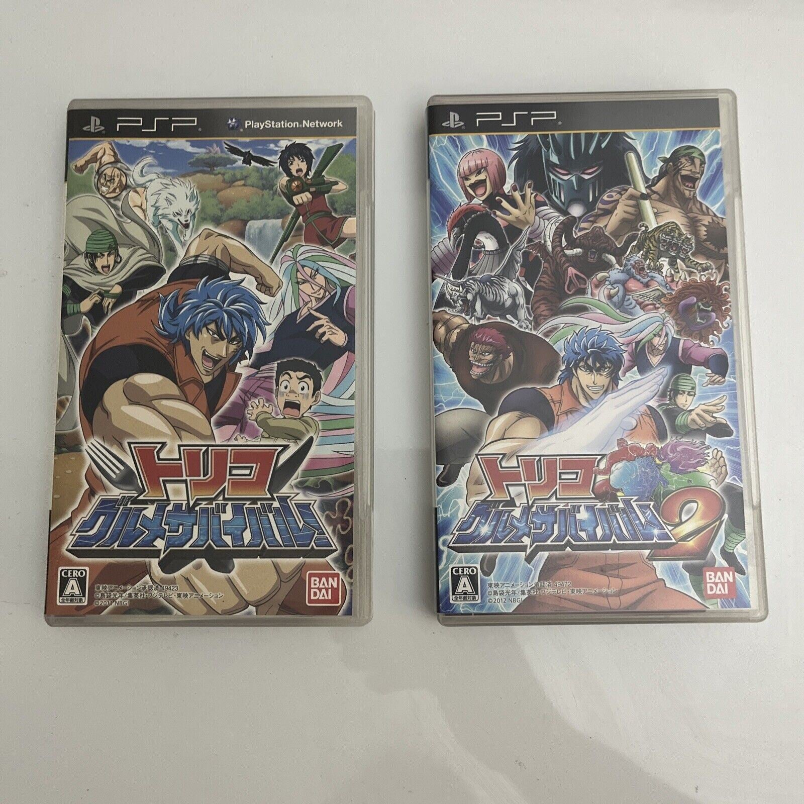 Toriko Gourmet Survival 1 & 2 - Sony PlayStation PSP JAPAN Game Comple ...
