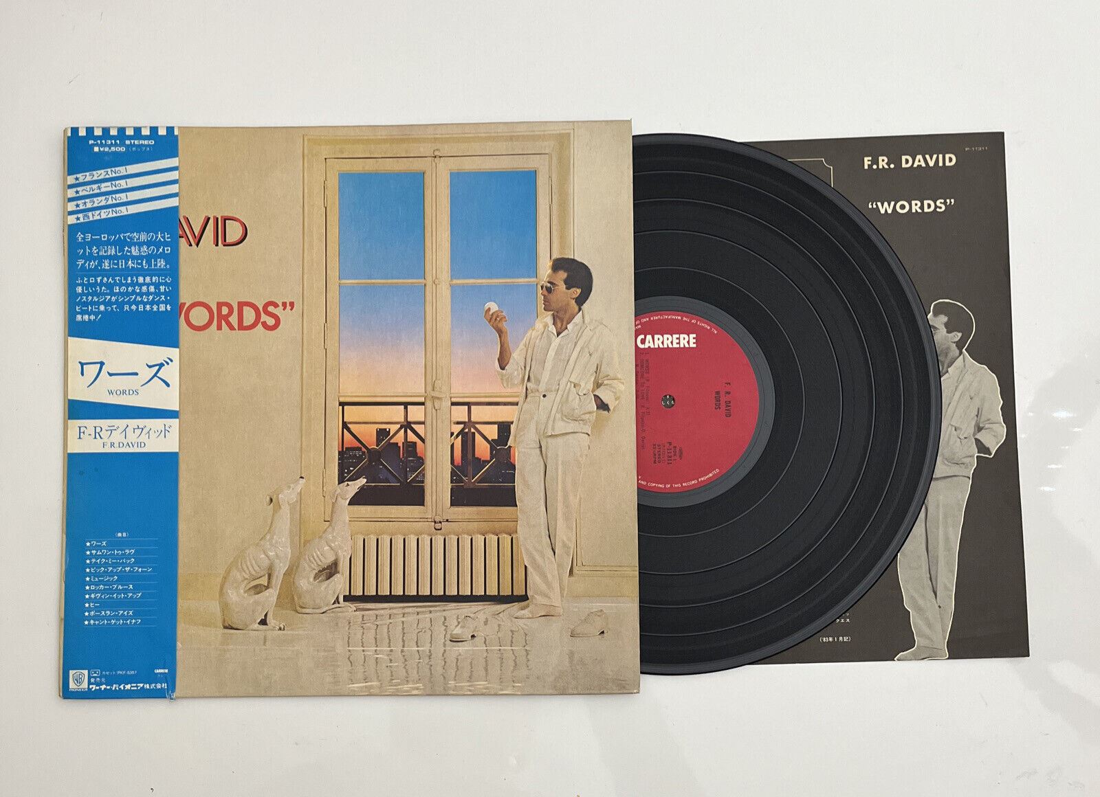 F.R. David – Words 1983 LP Vinyl Record P-11311 – Retro Unit