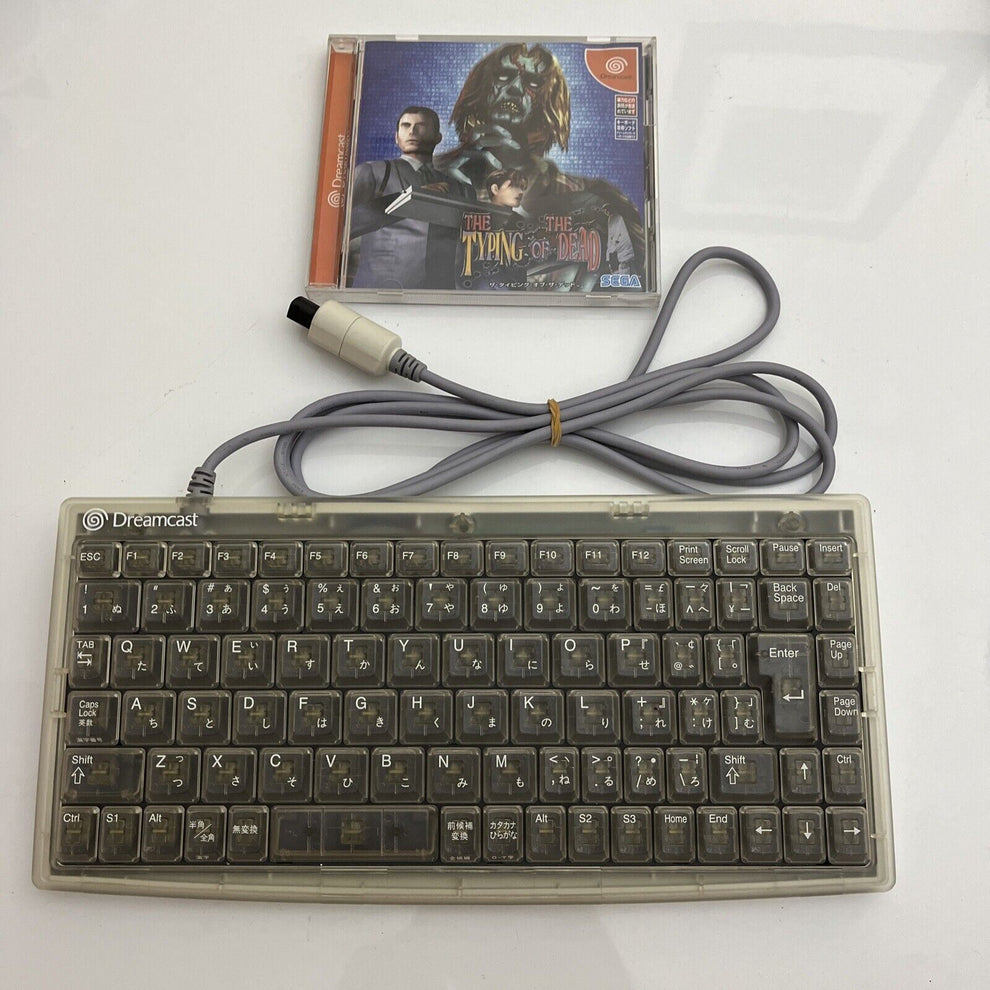 Official Sega Dreamcast Keyboard + Typing of the Dead DC NTSC-J JAPAN ...