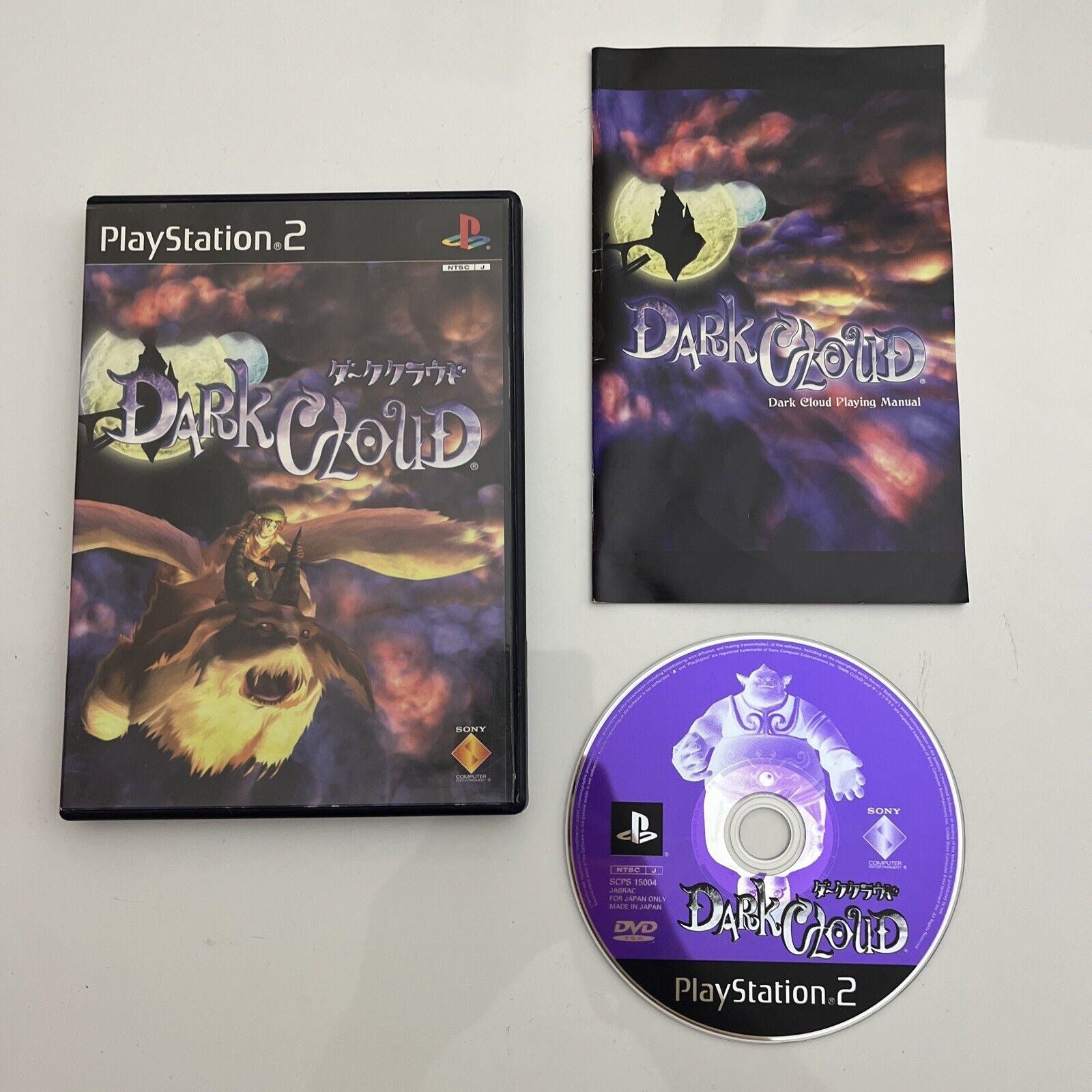 Dark Cloud - Sony PlayStation PS2 NTSC-J JAPAN 2000 Game Complete ...