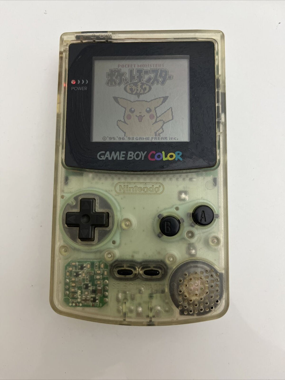 Nintendo Gameboy Color Console Clear Transparent - Made in Japan editi ...