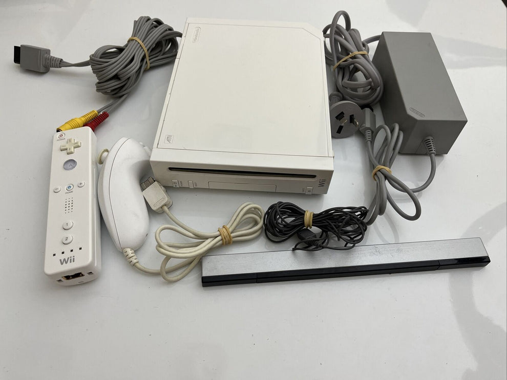 Nintendo Wii Console Bundle JAPANESE Complete with Australian Power Su ...