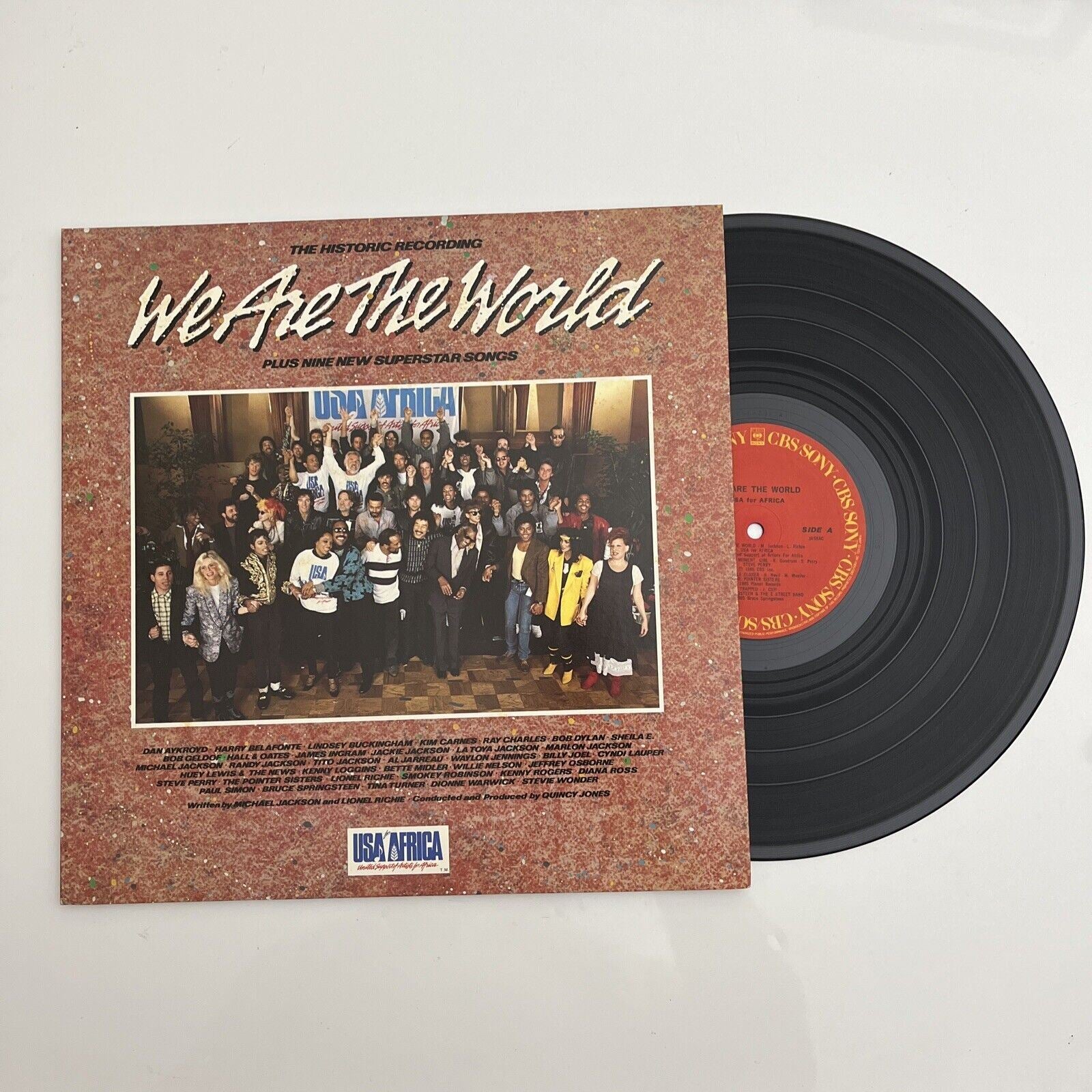 We Are The World Album Michael Jackson LP 1985 Vinyl Record 28AP 3020 ...