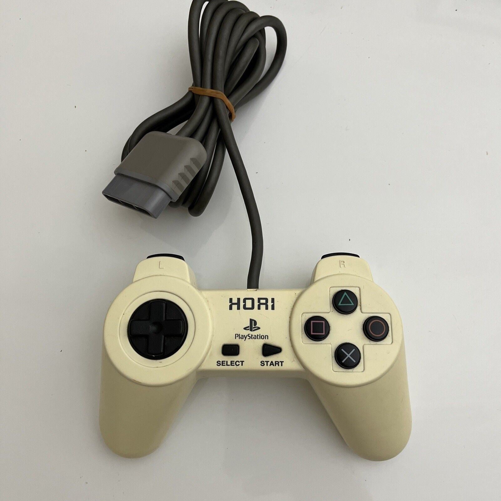 Hori Sony PlayStation PS1 Controller White SLPH-00032 – Retro Unit