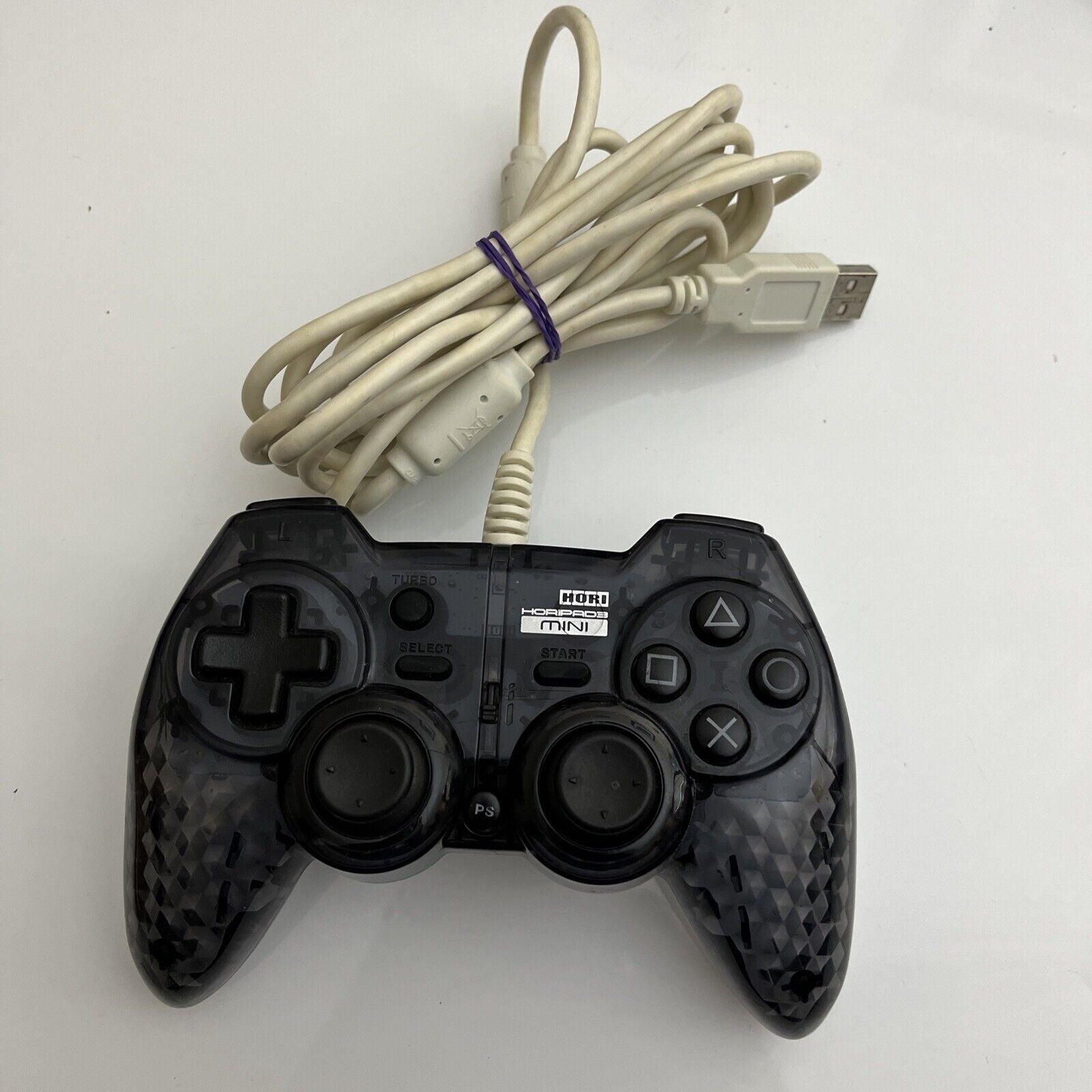 Hori Sony PlayStation PS3 Horipad3 Mini Controller Wired USB with Turb ...